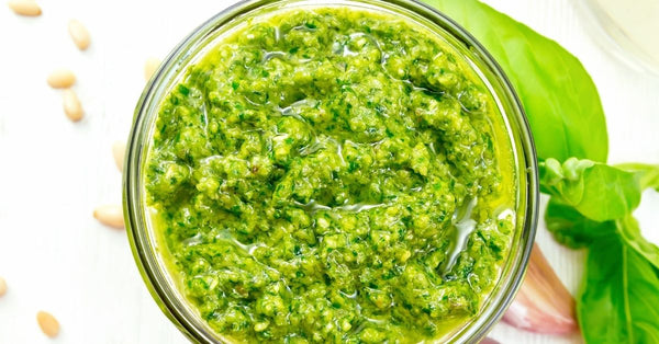 Fresh Pesto With Microgreens - Olive & Basket
